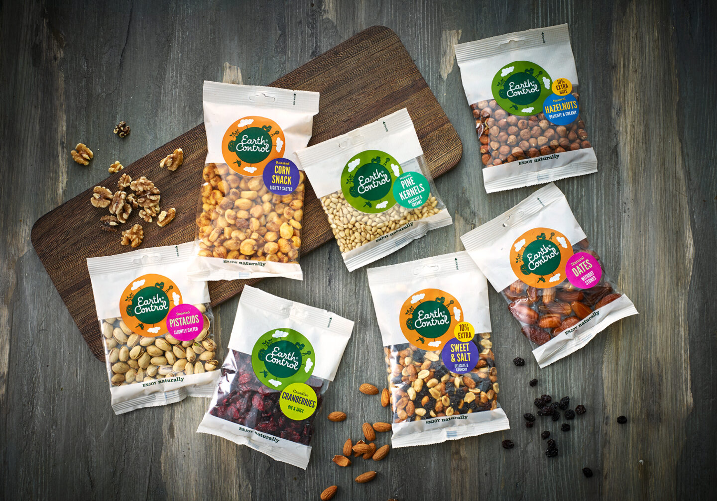 Packaging design for Earth Control® / System Frugt - IDna Group