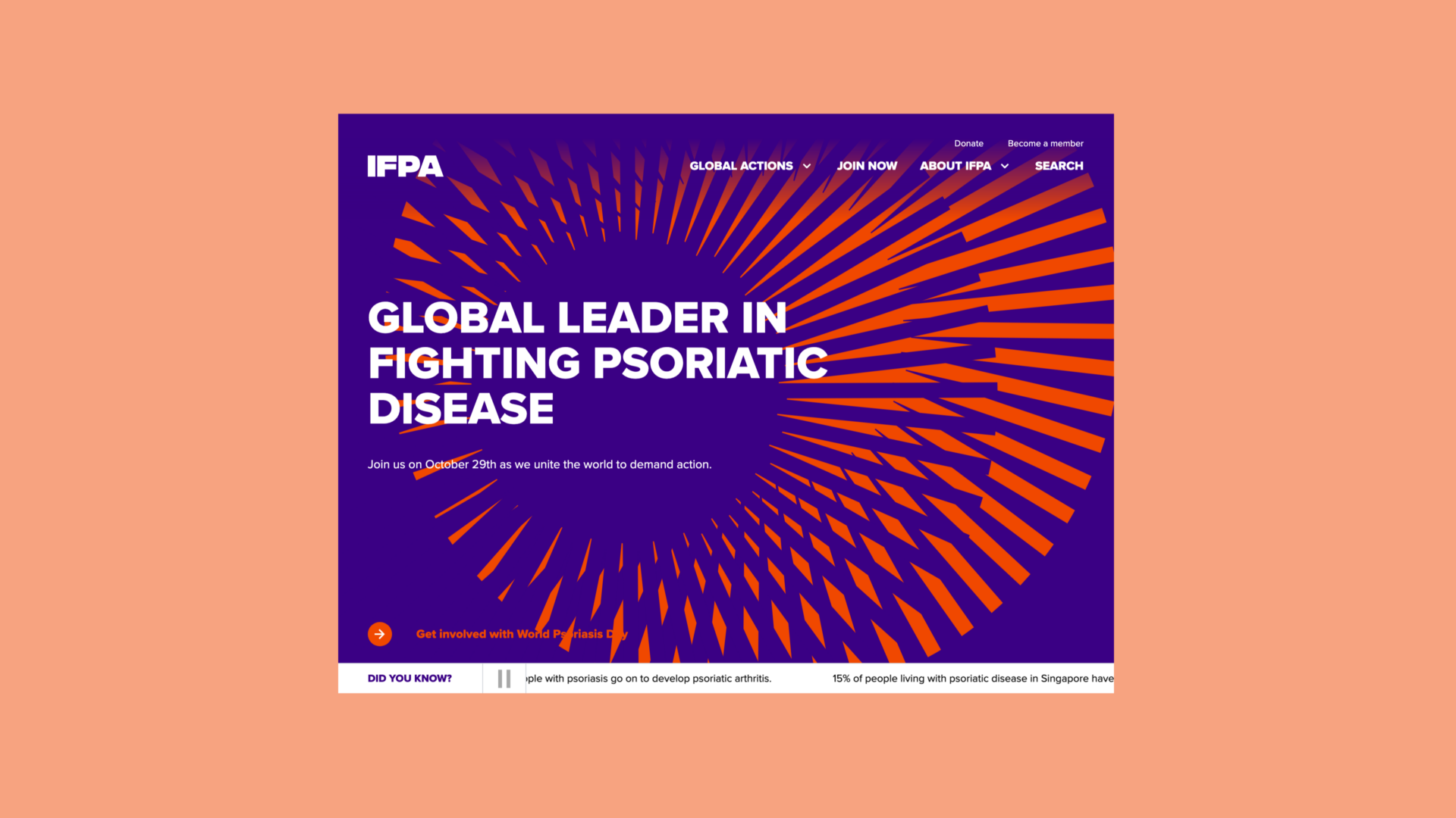 Positioning, rebranding and activating for IFPA - IDna Group