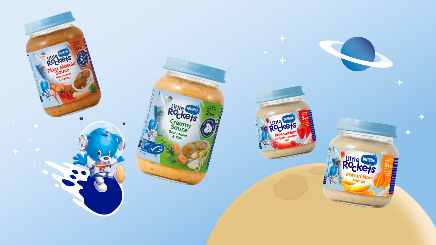 Nestlé Little Rockets - Brand identity - IDna Group